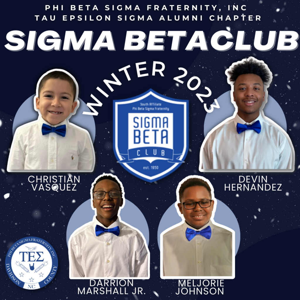 TES INDUCTS 4 SIGMA BETA CLUB MEMBERS – Trailblazing Tau Epsilon Sigma ...