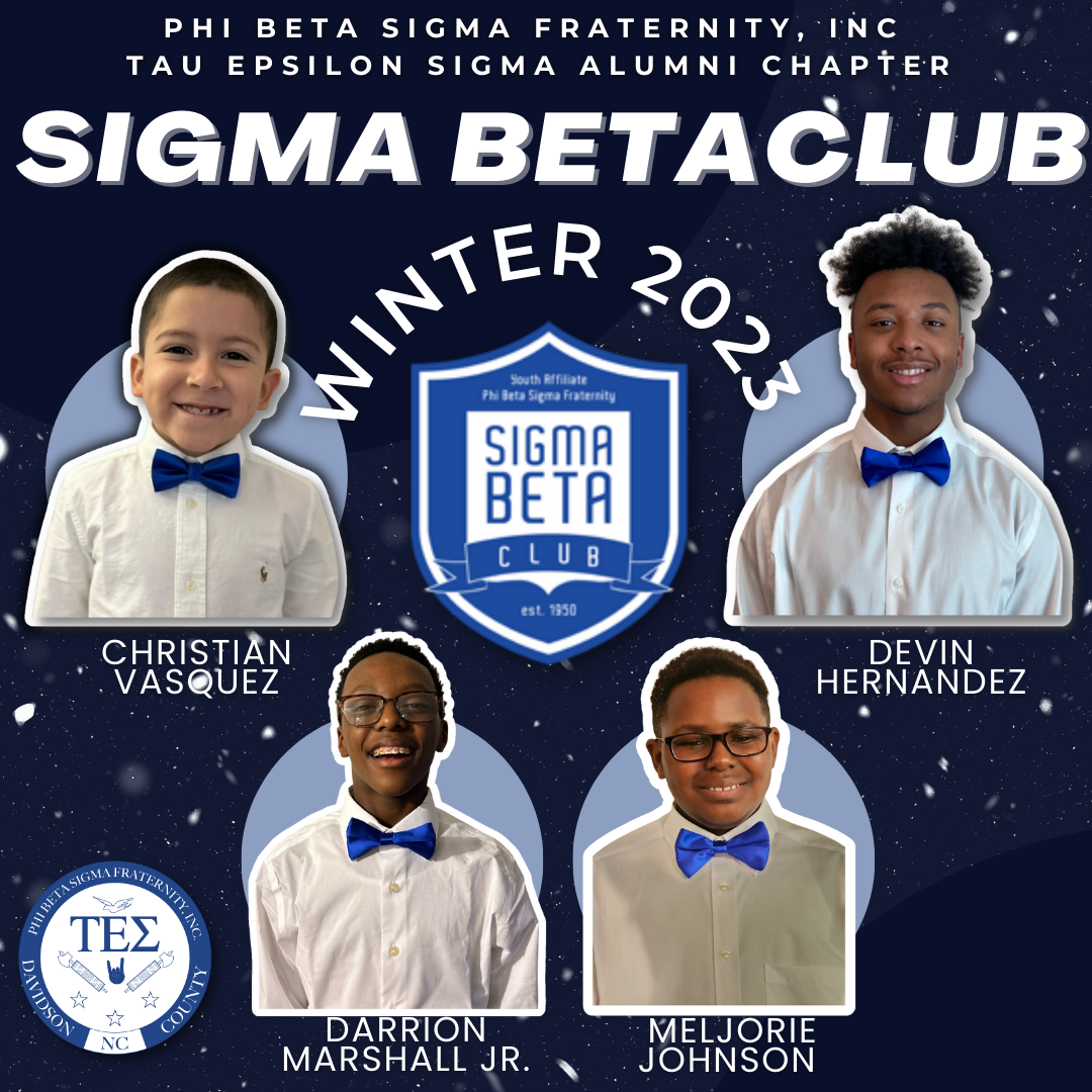 TES INDUCTS 4 SIGMA BETA CLUB MEMBERS – Trailblazing Tau Epsilon Sigma ...